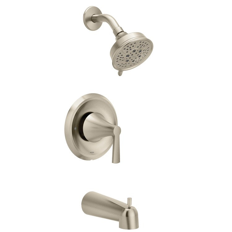 Tub and Shower Trim Jase Posi-Temp 1 Lever Brushed Nickel ADA 1.75 Gal ...