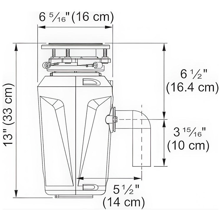 Franke FWDS50 - Elite Slimline Garbage Disposal | Frank Webb Home