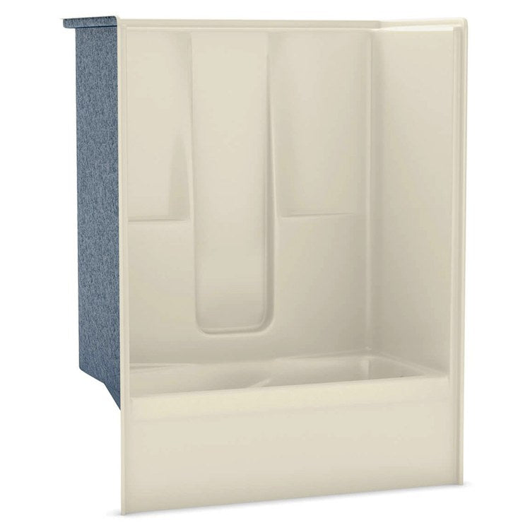 Tub and Shower Module 60 x 33 x 77 Inch AcrylX Right Hand Bone | Frank ...