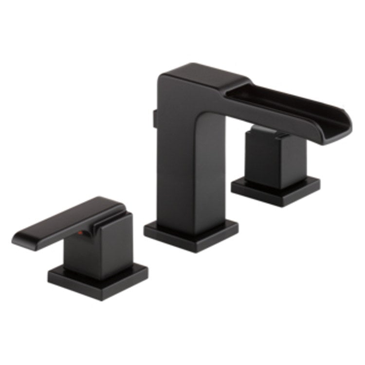 Lavatory Faucet Ara Widespread Channel 4 to 16 Inch Spread 2 Lever ADA ...