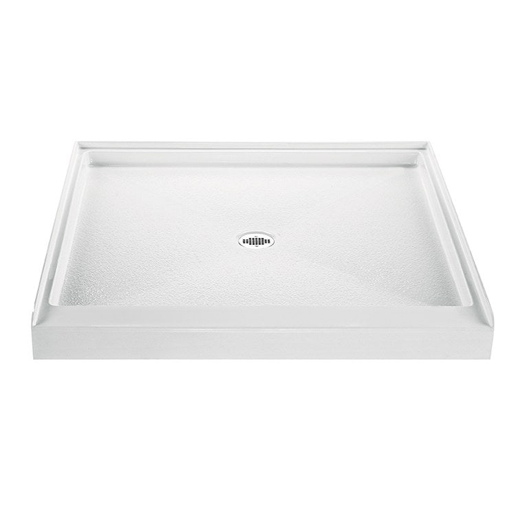 Shower Base Single Threshold White 42 x 42 Inch Acrylic | Frank Webb Home